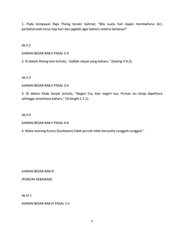KITAB SI SHU AGAMA KHONGHUCU | PDF