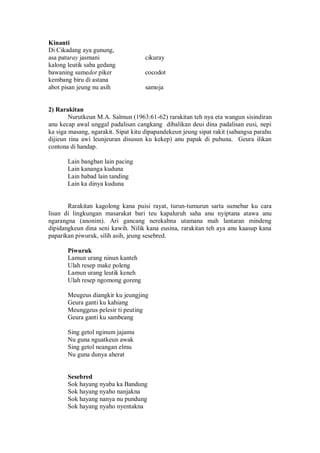 Sisindiran | PDF
