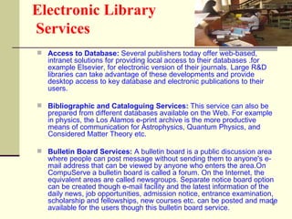 Electronic Srvice | PPT