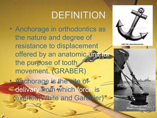 Anchorage in orthodontics | PPT