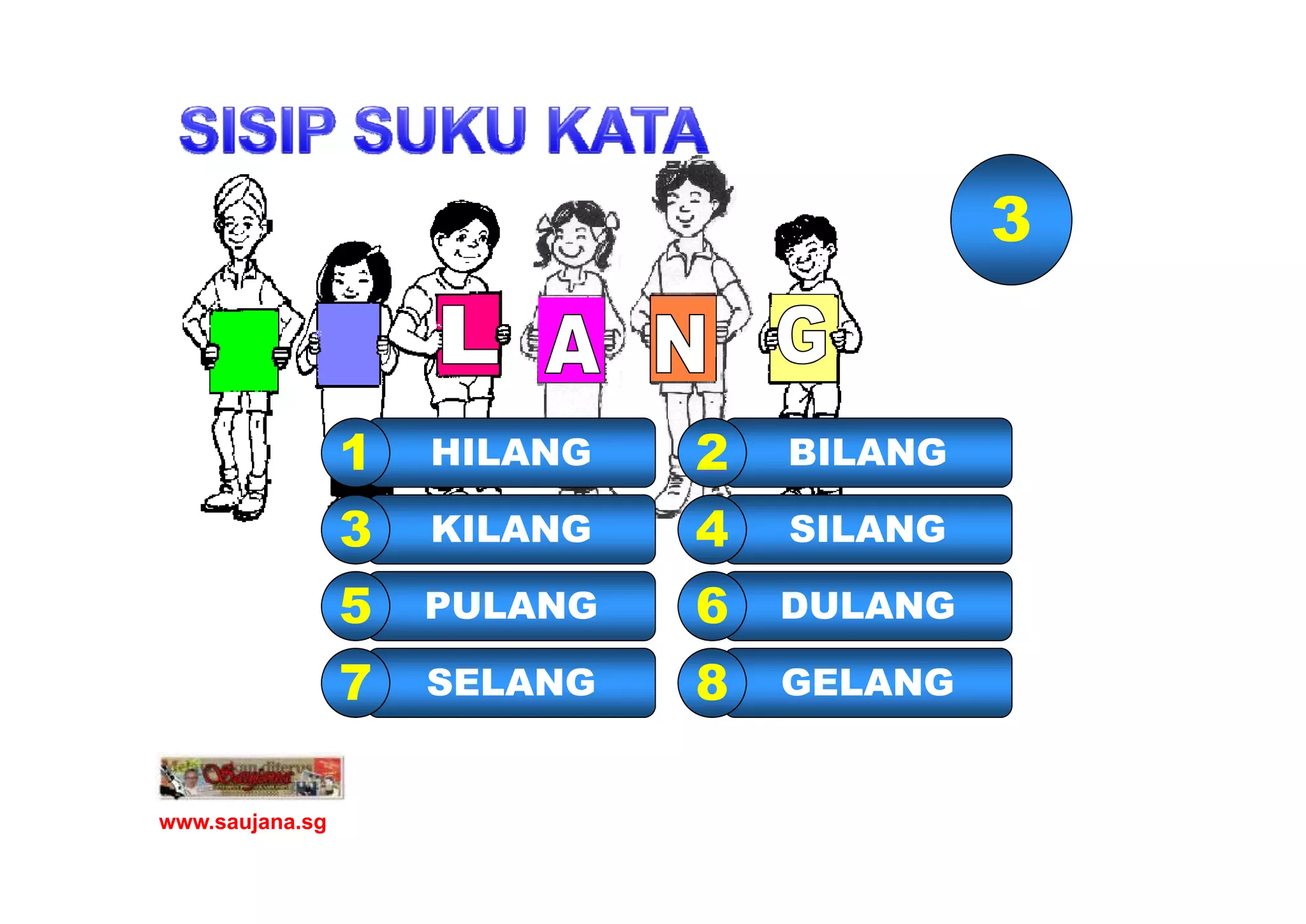 Sisip suku kata | PDF
