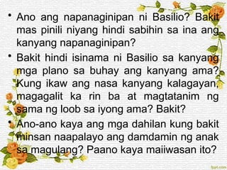 SI SISA, Isang kabanata mula sa Noli Me Tangere.pptx