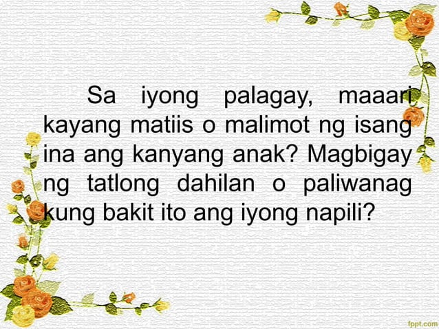 SI SISA, Isang kabanata mula sa Noli Me Tangere.pptx