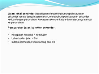 Sistem Jaringan Jalan | PPT