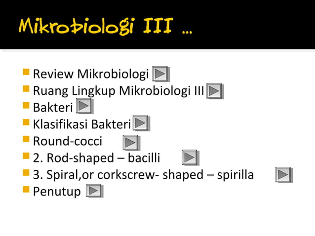 Mikrobiologi - Bakteri | PPT