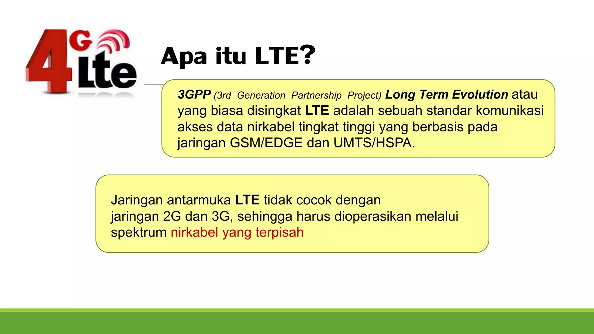 Teknologi LTE | PPTX