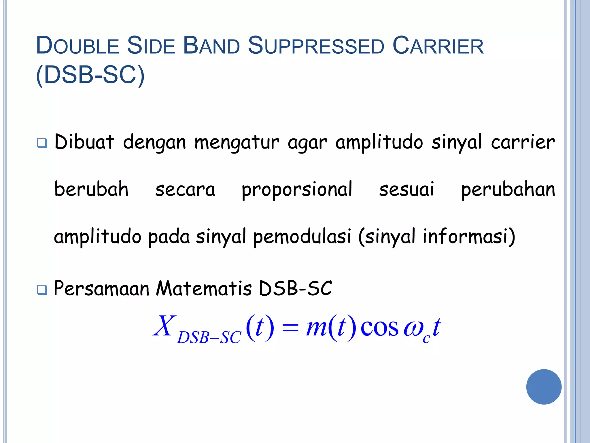 Siskom (modulasi amplitudo) | PPTX
