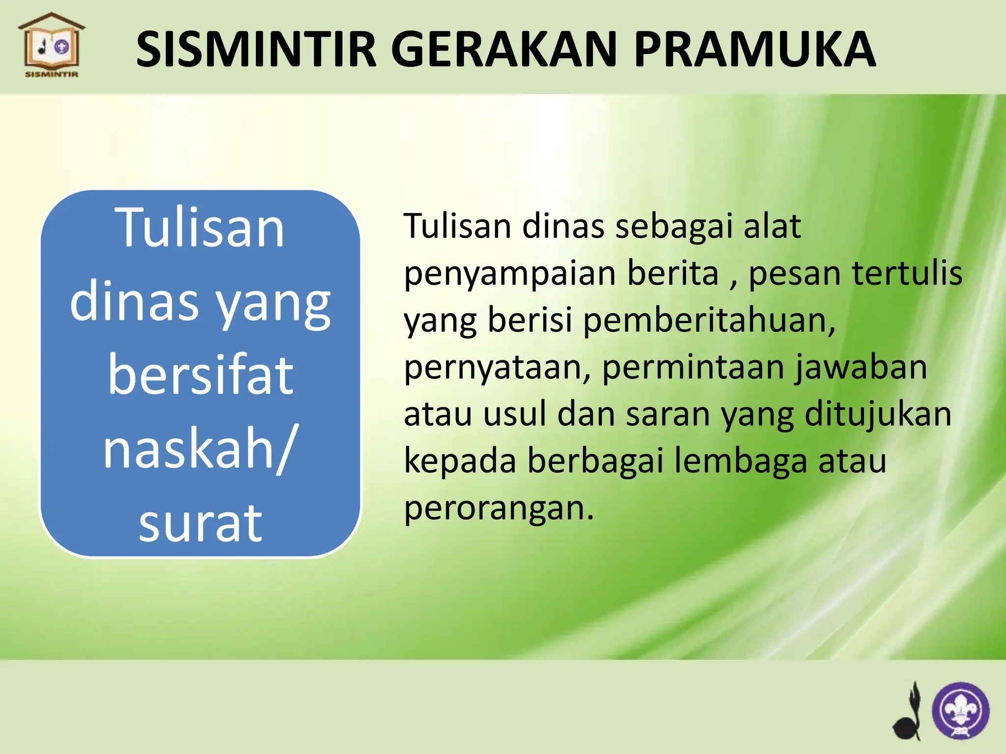 SISTEM ADMINISTRASI KWARTIR GERAKAN PRAMUKA | PPTX