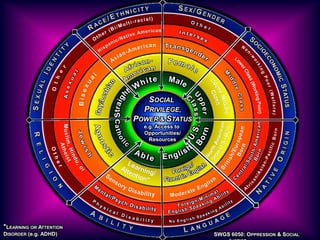 Redesigned Web of Oppression Diagram | PPTX