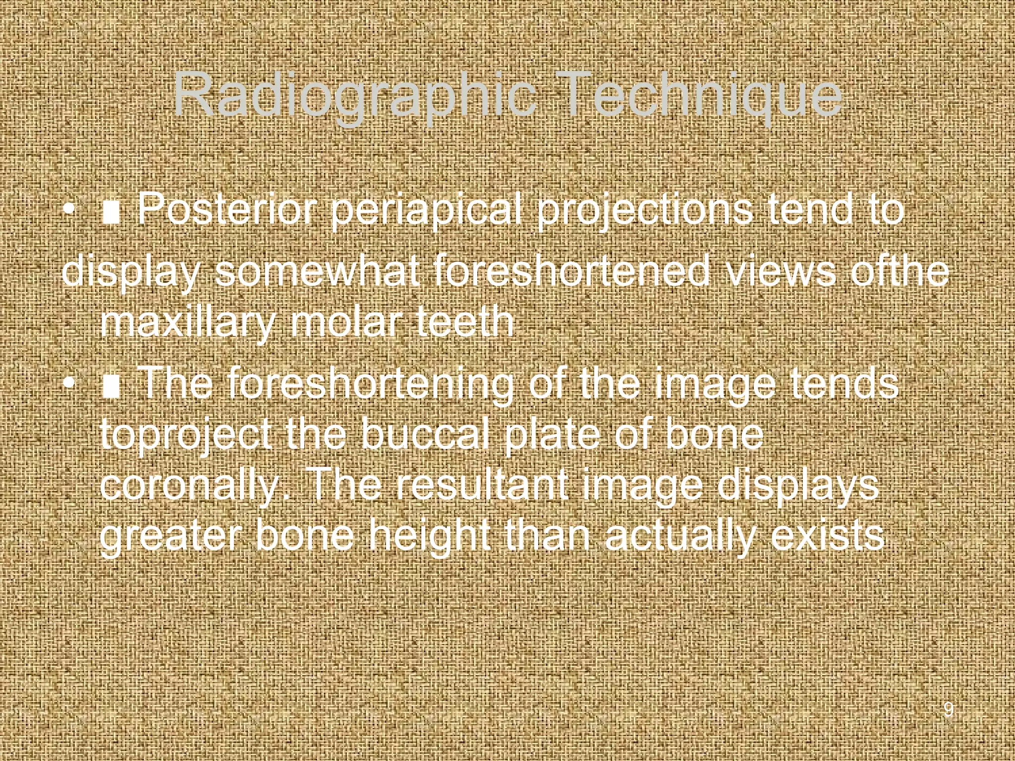 radiographic diagnosis of periodontal disease | PPT