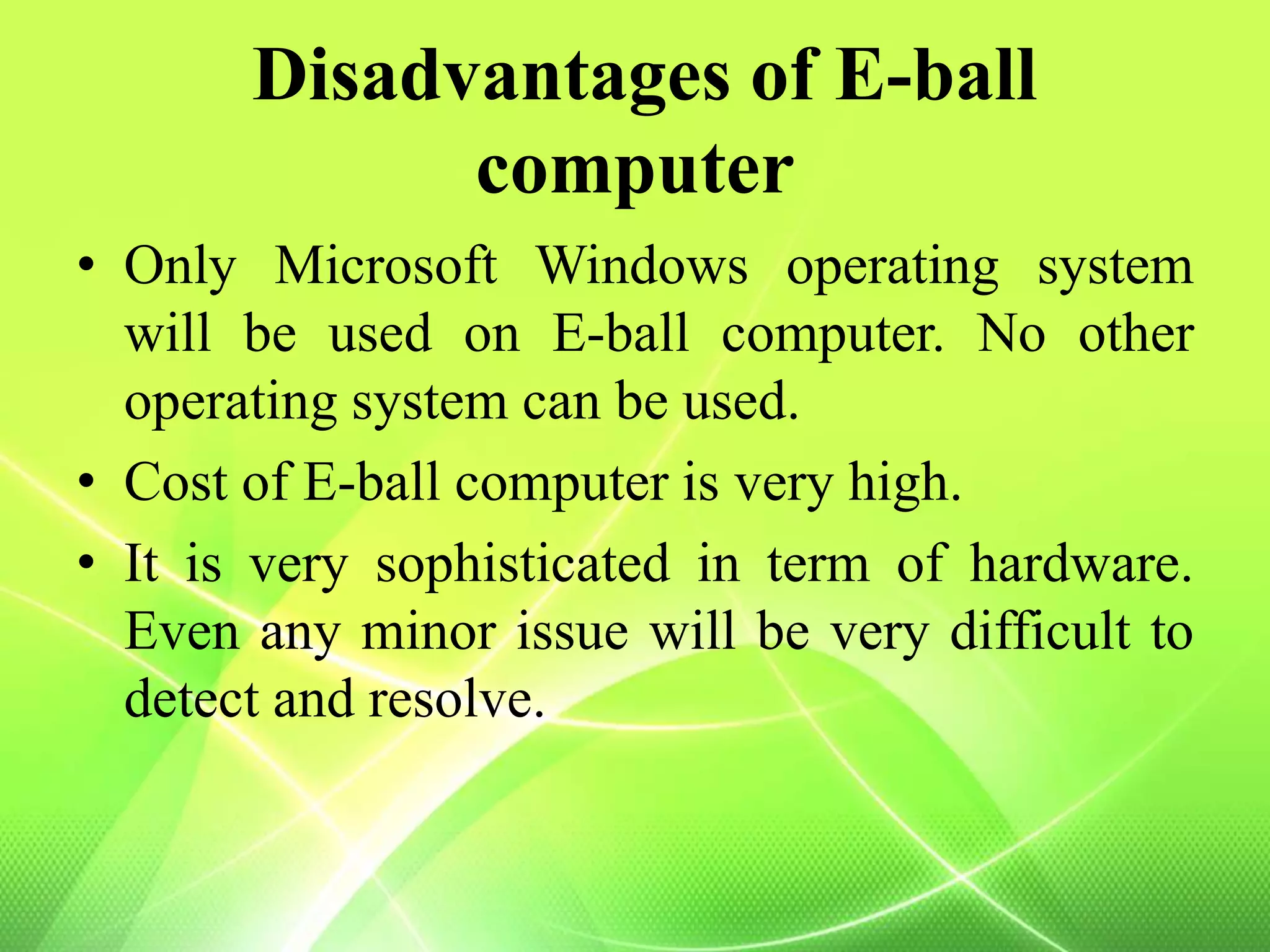 E-ball Technology | PPTX