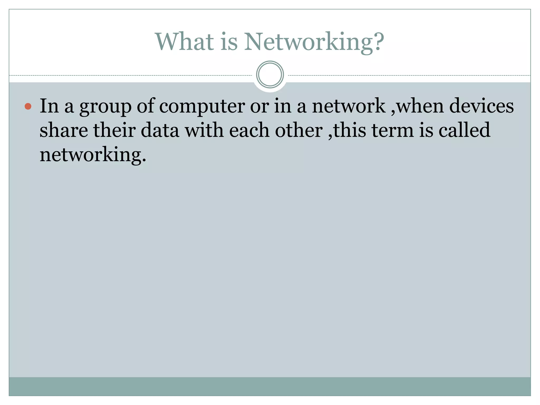 COMPUTER NETWORKS | PPT