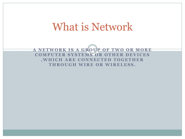 COMPUTER NETWORKS | PPT