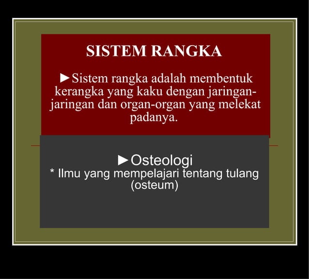 Sistem Rangka | PPT