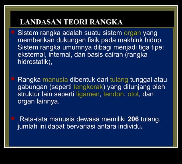 Sistem Rangka | PPT
