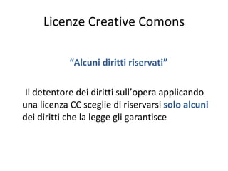 Creative Commons a scuola | PPT