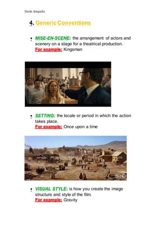Narrative structure, codes and conventions of a fictional film | PDF