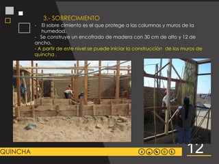 Sistema Constructivo deQuincha | PPTX