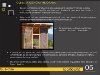 Sistema Constructivo deQuincha | PPTX