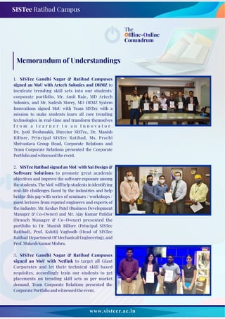 SISTec Ratibad Bulletin 2021 Edition-II | Private Engineering College ...