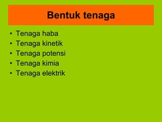 Sistem Bumi (Tenaga) | PPT