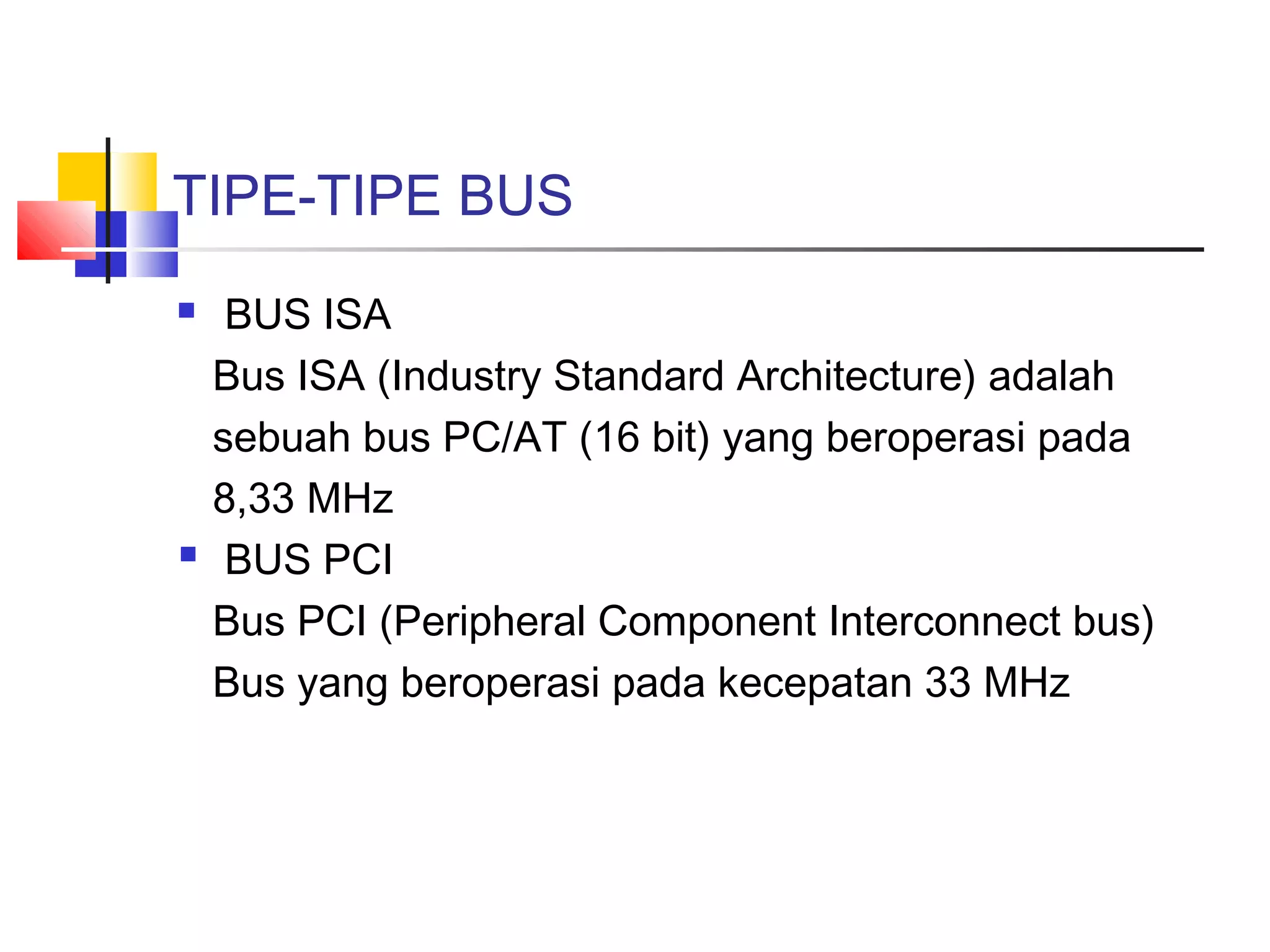Sistem bus | PPT