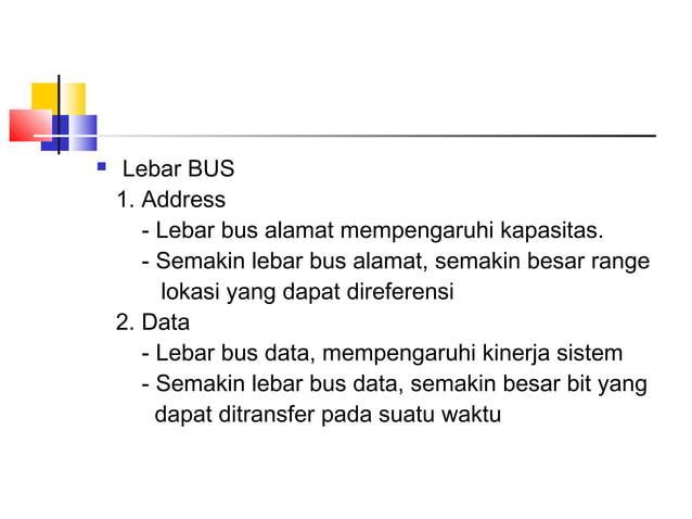 Sistem bus | PPT