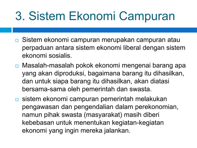 sistem perekonomian, konsep dasar sistem ekonomi.ppt