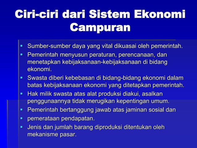 sistem perekonomian, konsep dasar sistem ekonomi.ppt