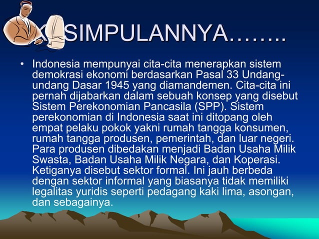 sistem perekonomian, konsep dasar sistem ekonomi.ppt