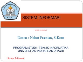 Sistem informasi | PPT