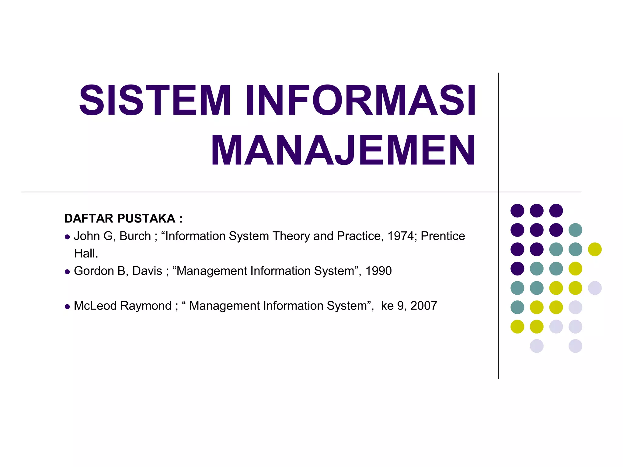 Sistem Informasi Manajemen | PPT
