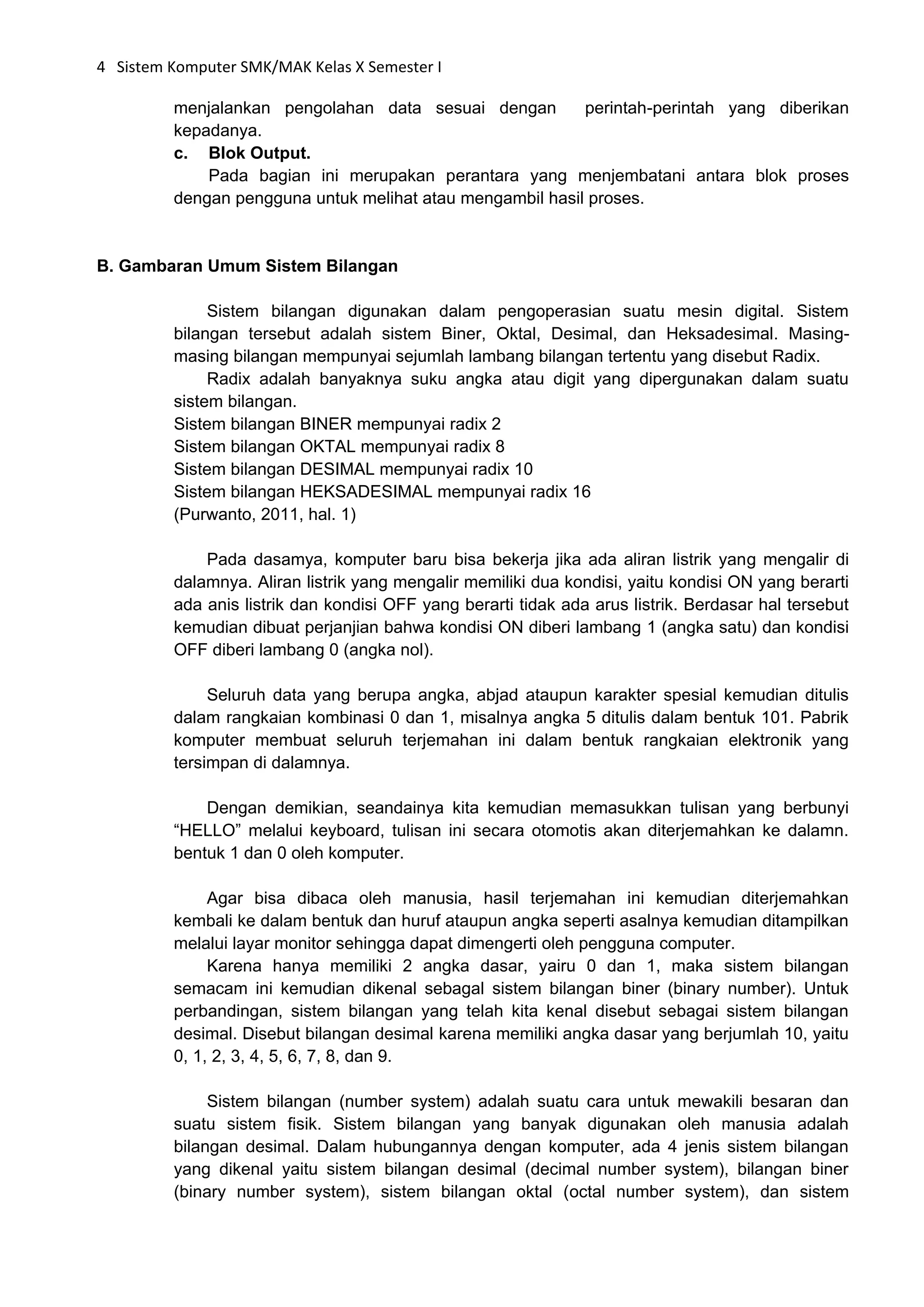 Sistem komputer-x-1 | PDF