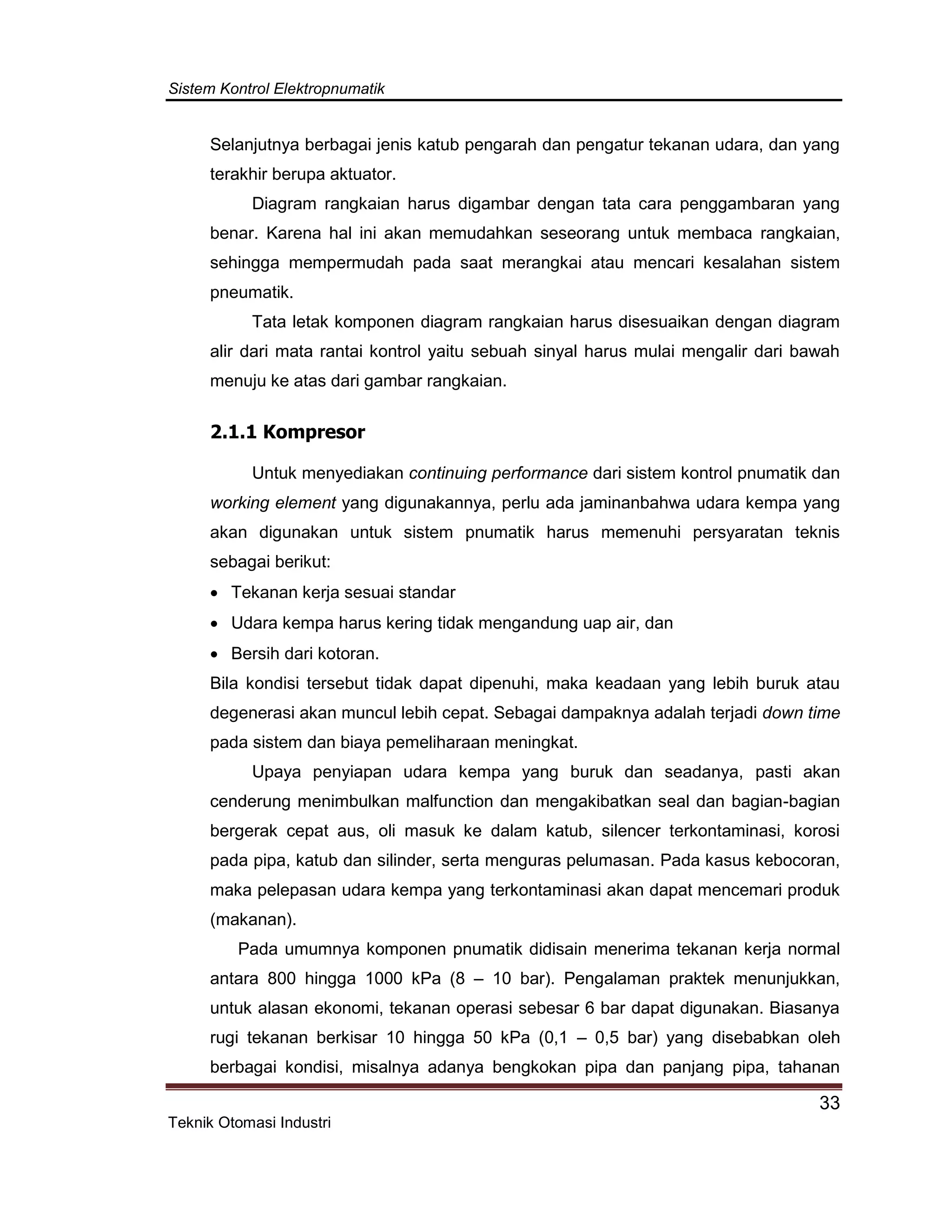 Sistem kontrol-elektro-pneumatik-1 | PDF