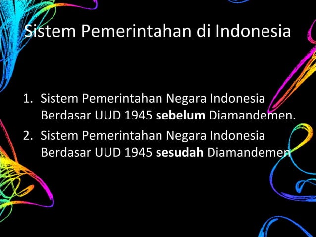 Sistem pemerintahan | PPT