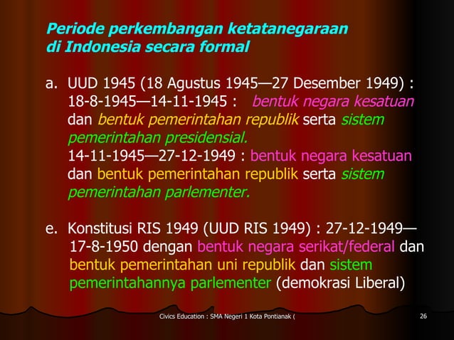 Sistem Pemerintahan | PPT