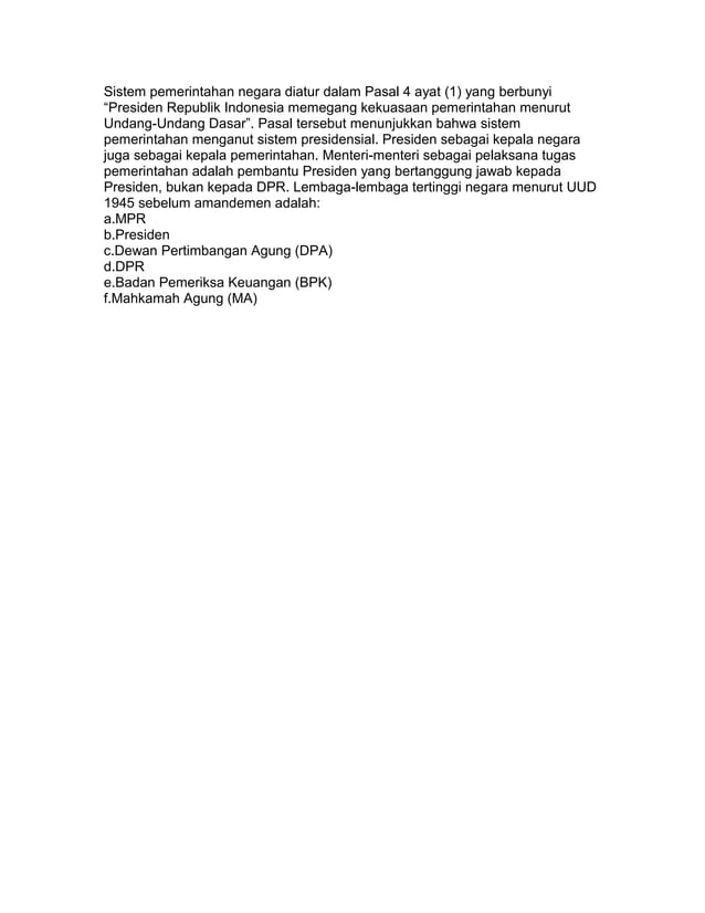 Sistem pemerintahan-pada-masa-konstitusi-ris | DOC