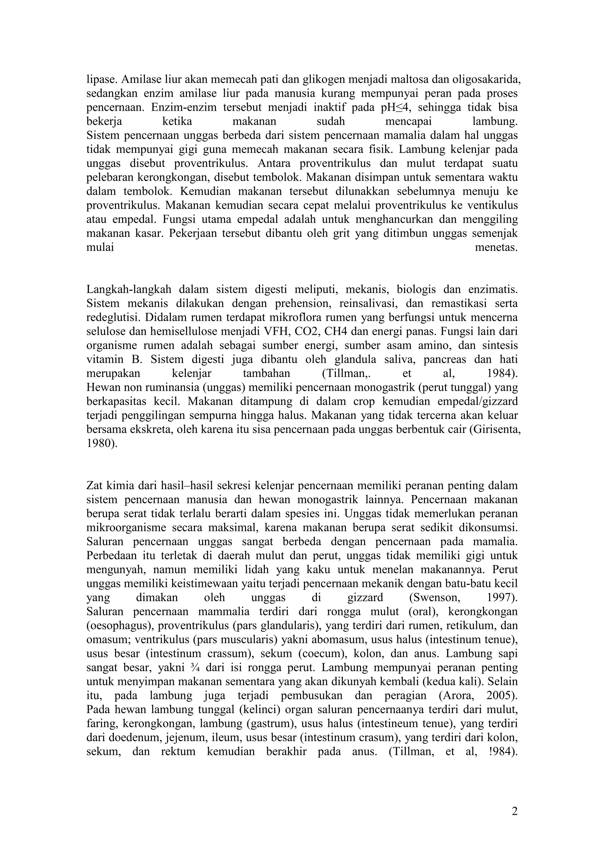 Sistem pencernaan-hewan | PDF