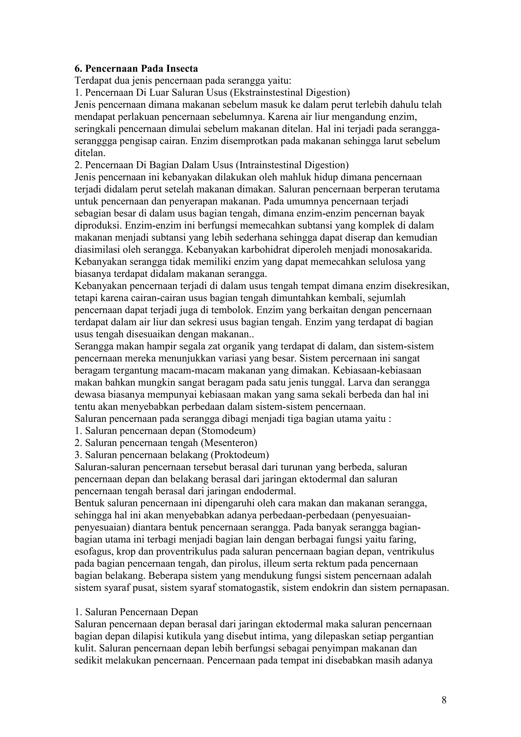 Sistem pencernaan-hewan | PDF