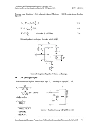 Sistem pengendali-putaran-motar-ac | PDF