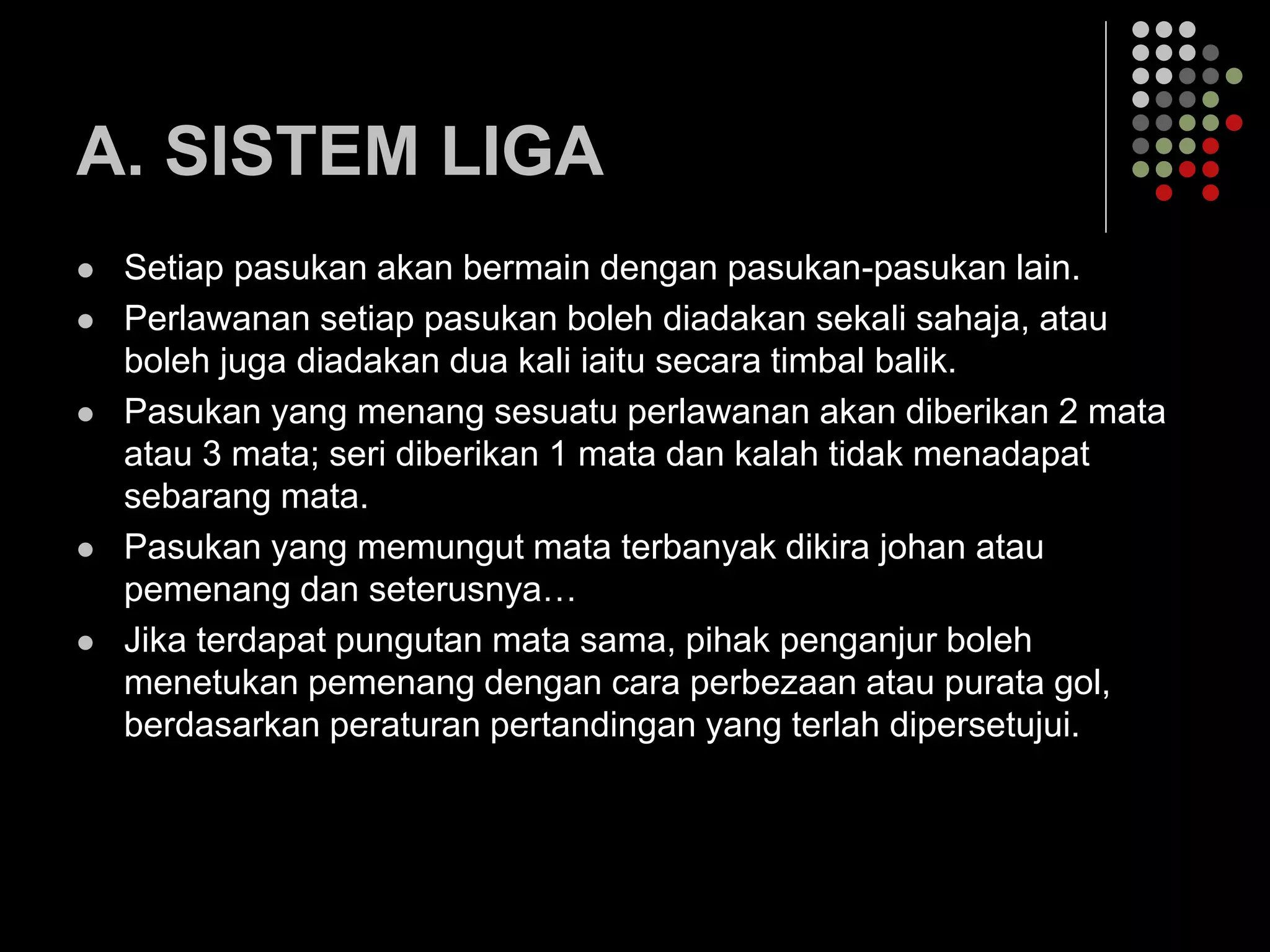 Nota Sistem pertandingan 2 | PDF