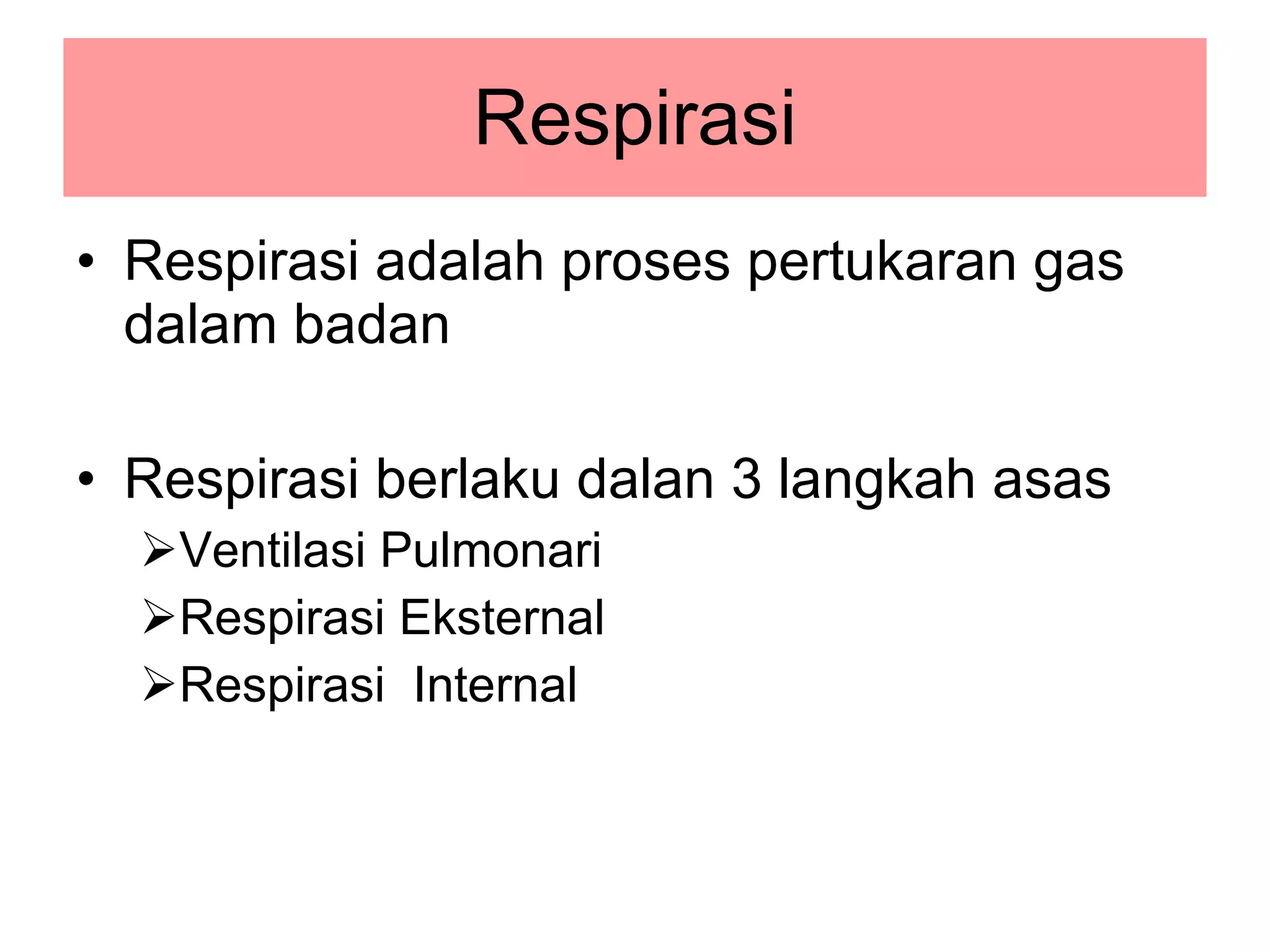 Sistem Respiratori | PPT