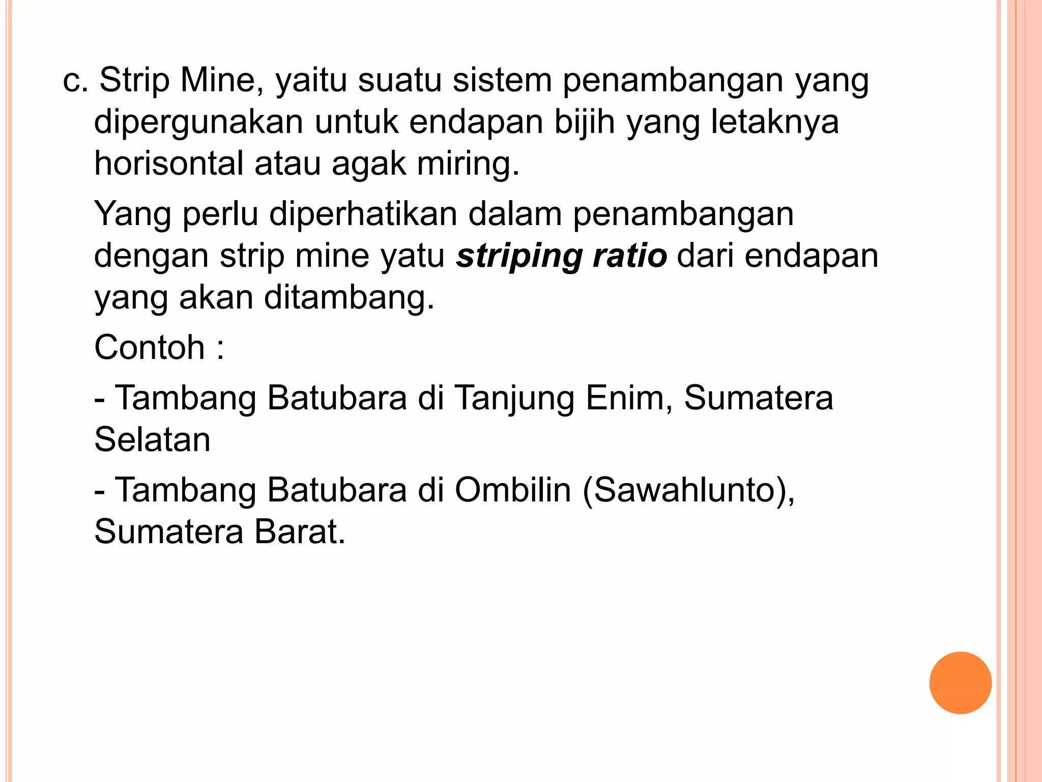 Sistem Penambangan | PPTX