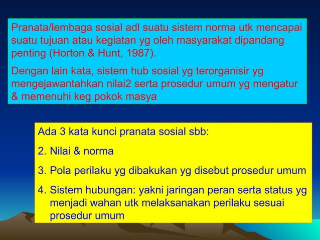 Sistem Sosial Sosiologi Komunikasi | PPT
