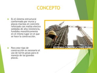 Sistema constructivo-tipo-tunel-presentacion | PPTX | Civil Engineering Industry | Industries