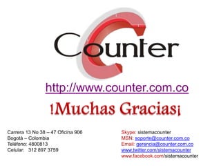 Sistema Counter Descripcion | PDF