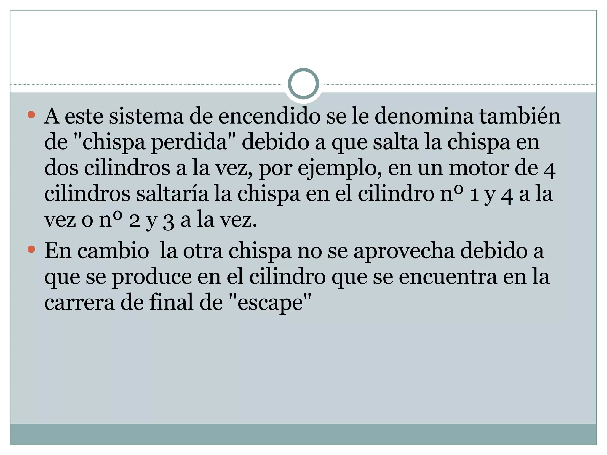 Sistema De Encendido Dis | PPT
