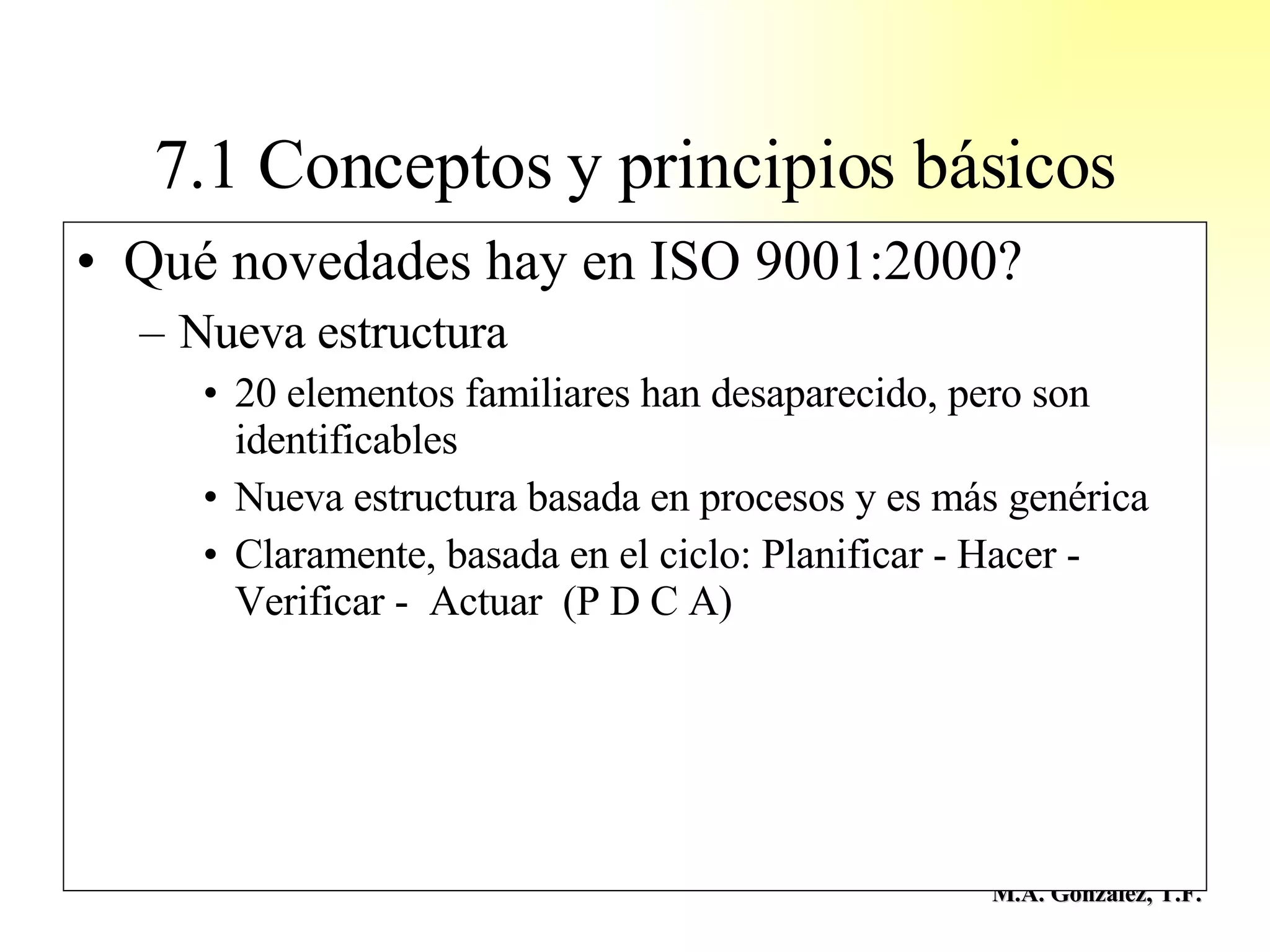 Sistema de Gestión Basado en ISO 9001 | PPT