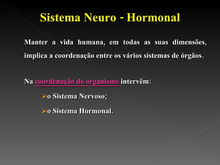Sistema Neuro Hormonal | PPT