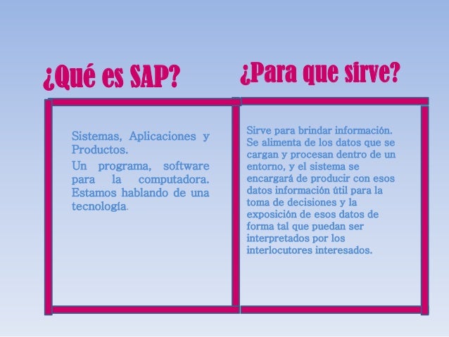 Sistema sap